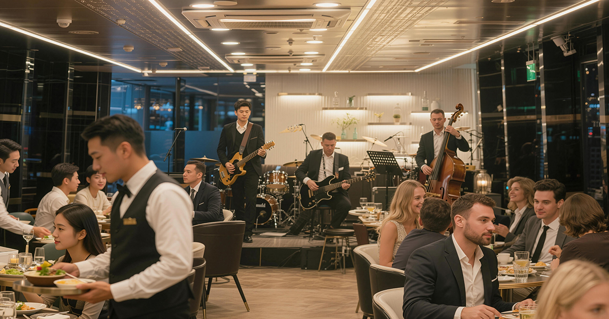 RAMZIN ELYSEE | Luxury Dinner Cruise Dubai | Floating Restaurant